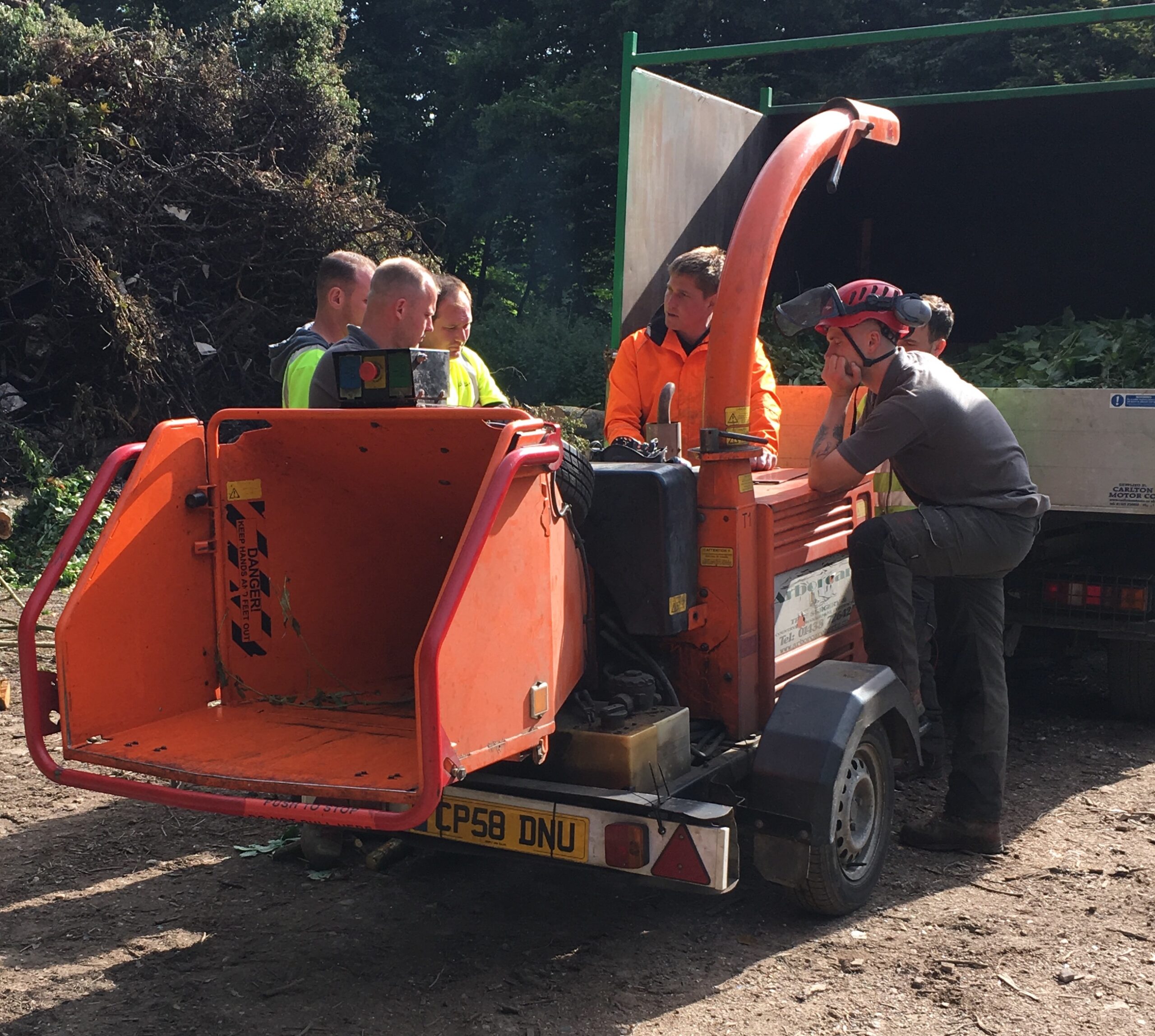 Chipper refresher training - Arborcare